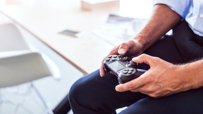 Playing games: On the job training while working from home